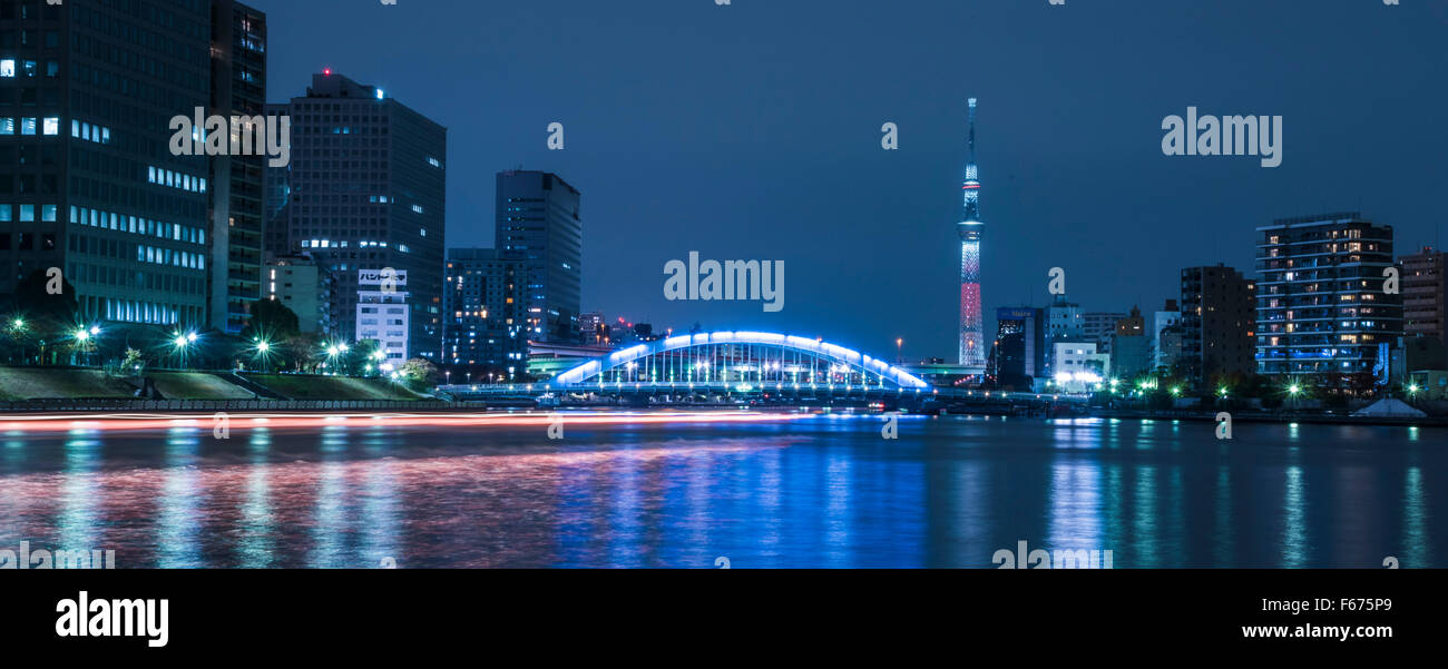 Eitaibashi bridge,Sumida river,Tokyo,Japan Stock Photo - Alamy