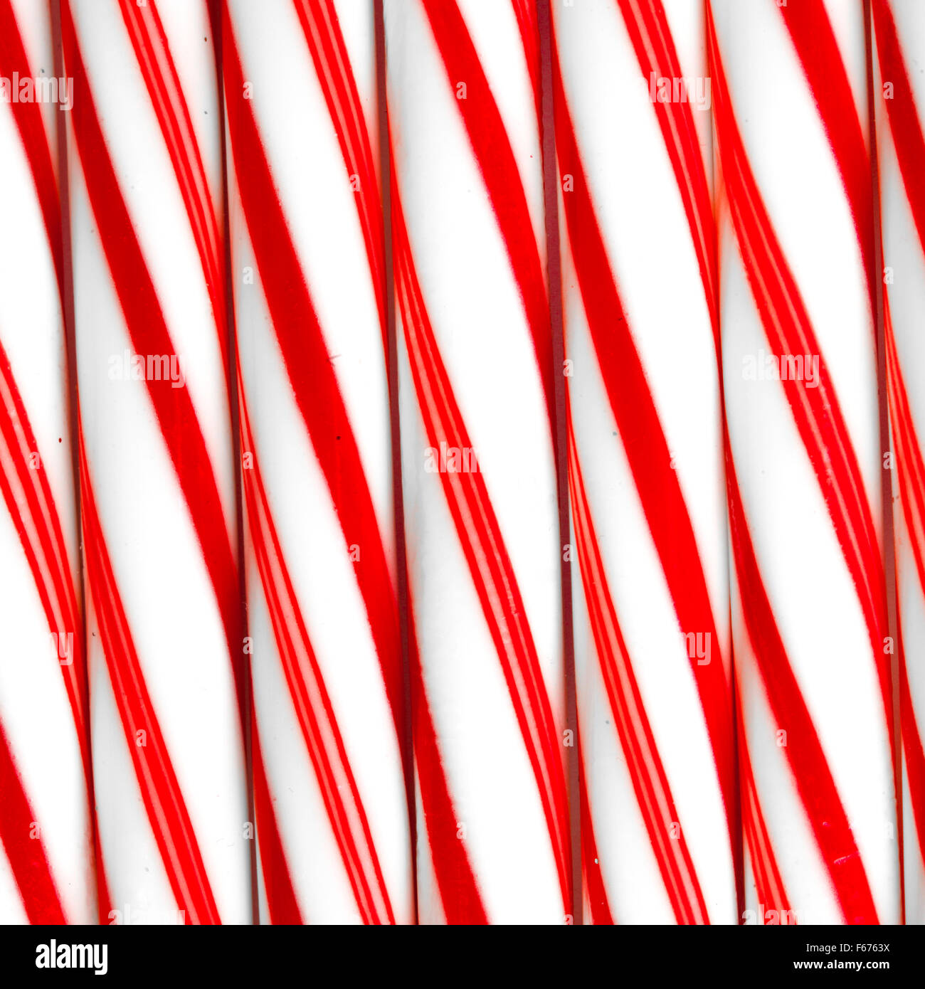 Closeup of peppermint candy canes side by side Stock Photo - Alamy