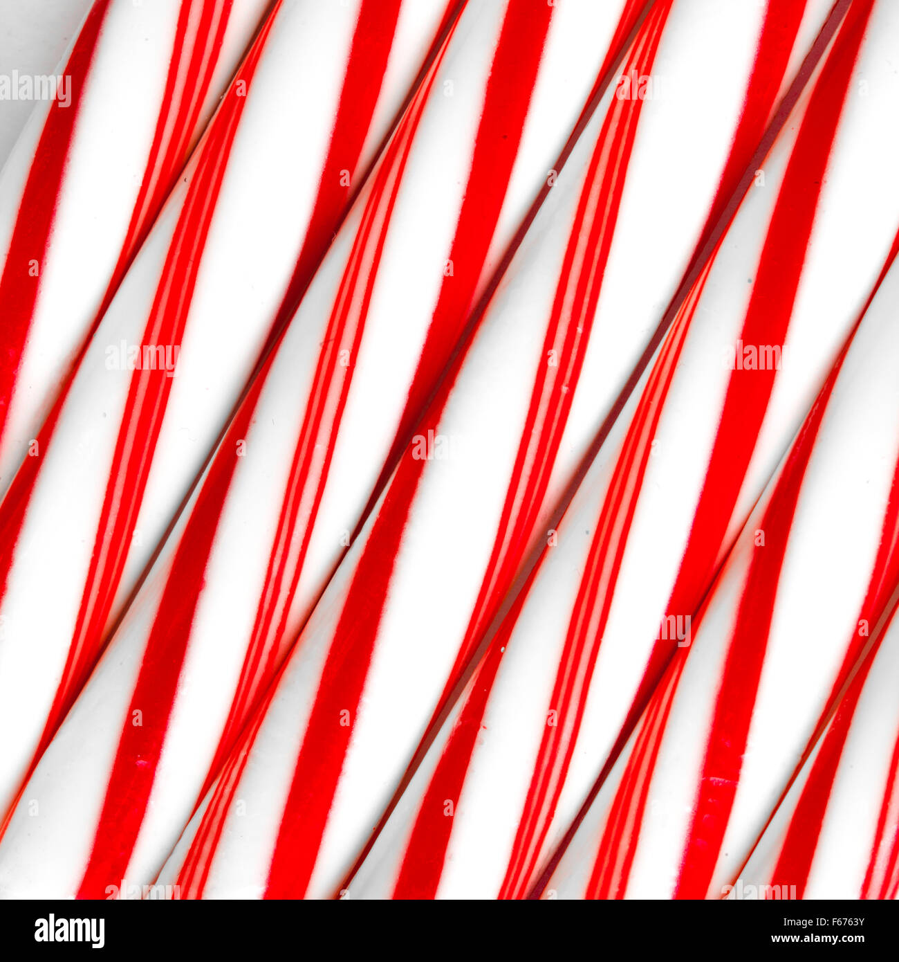 Closeup of peppermint candy canes side by side Stock Photo - Alamy