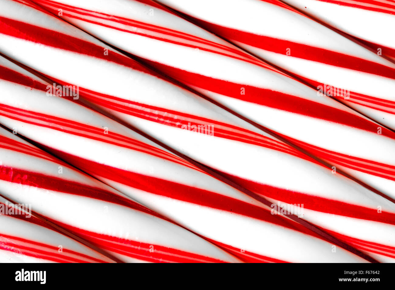 Closeup of peppermint candy canes side by side Stock Photo - Alamy