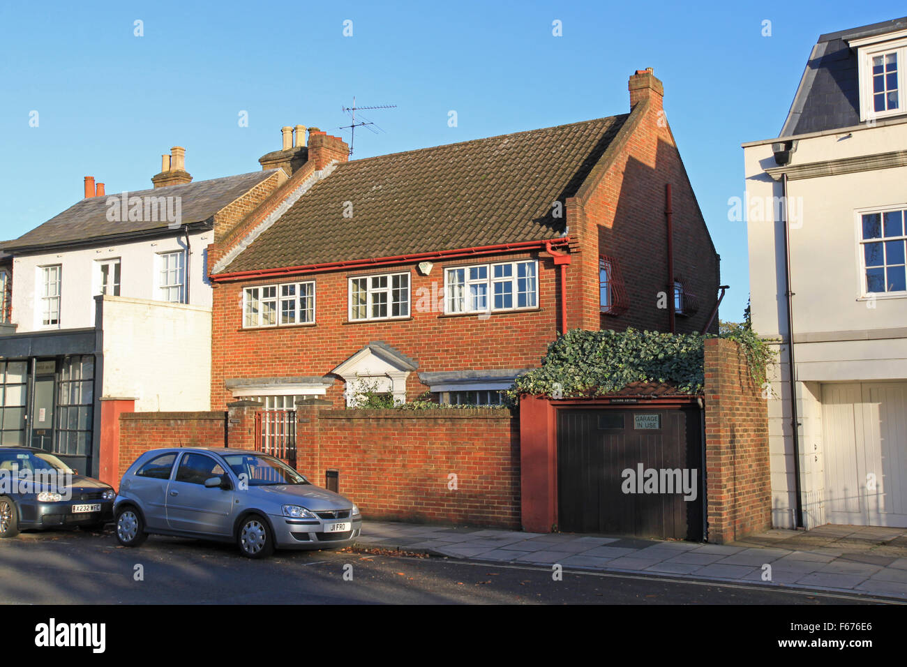 Tiltyard Cottage, Hampton Court, London, UK. Former home, and part of ...