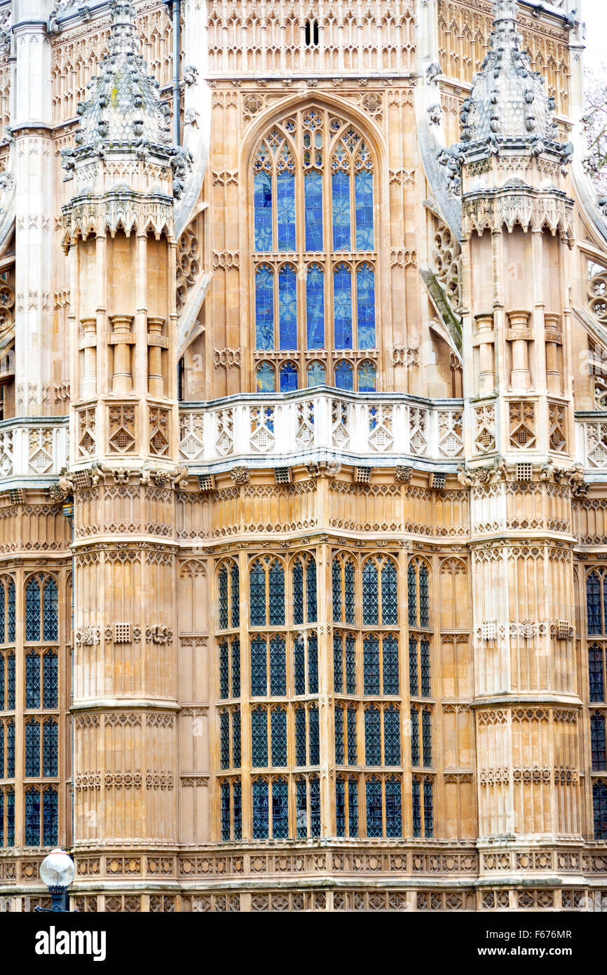 in london old historical parliament glass window structure and terrace ...
