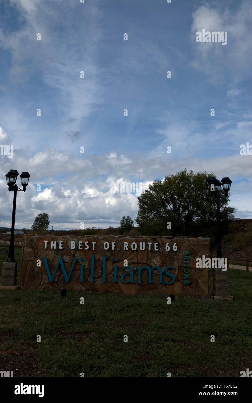 Best of Route 66 Williams Arizona sign USA Stock Photo - Alamy