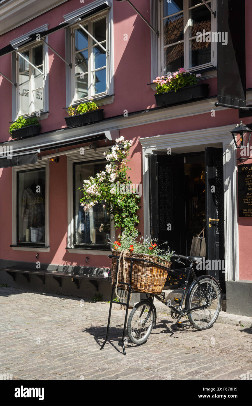 Visby, the medieval city on the Gotland island, Sweden Stock Photo - Alamy