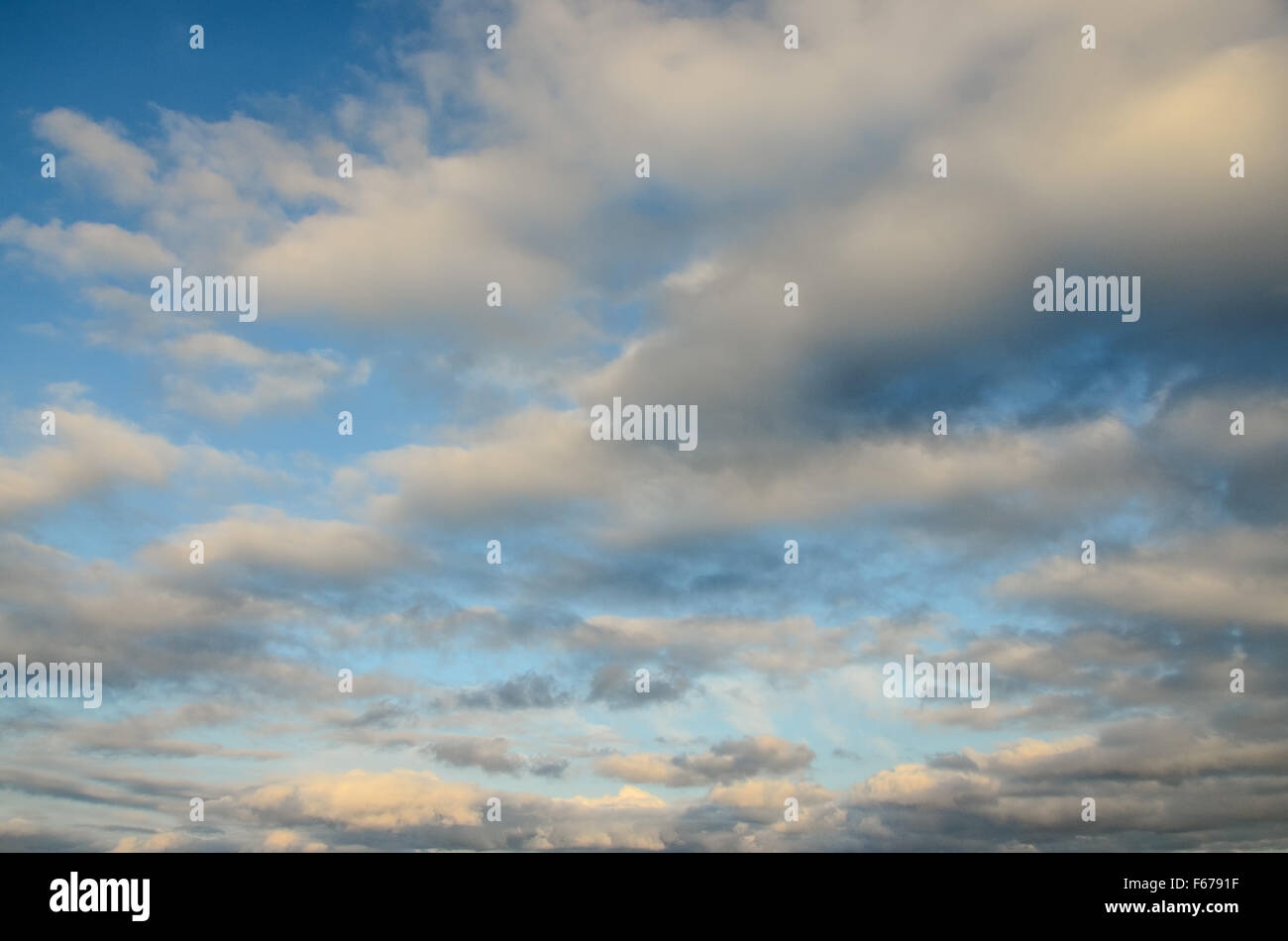 Colored Clouds at Sunset Stock Photo - Alamy