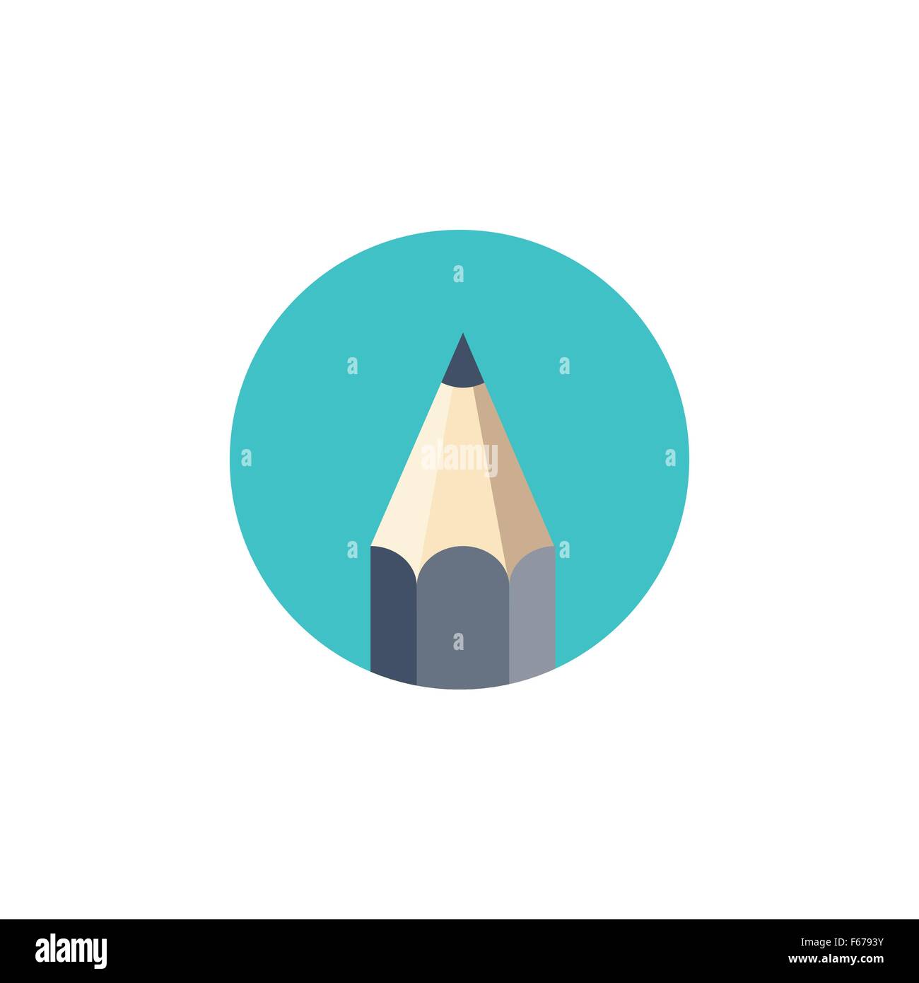 Vector illustration. Pencil. Creativity and writing. Design Stock ...