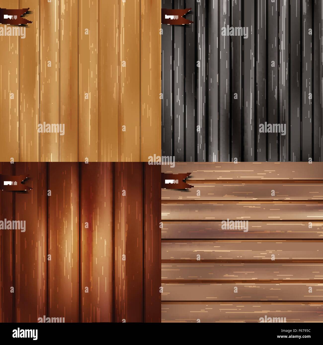 Antique walnut wood texture Stock Vector Images - Alamy