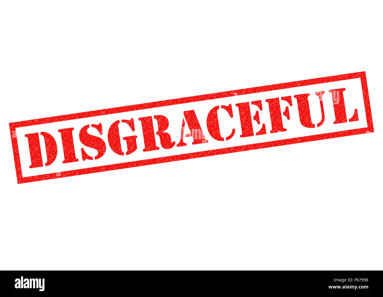Disgraceful hi-res stock photography and images - Alamy