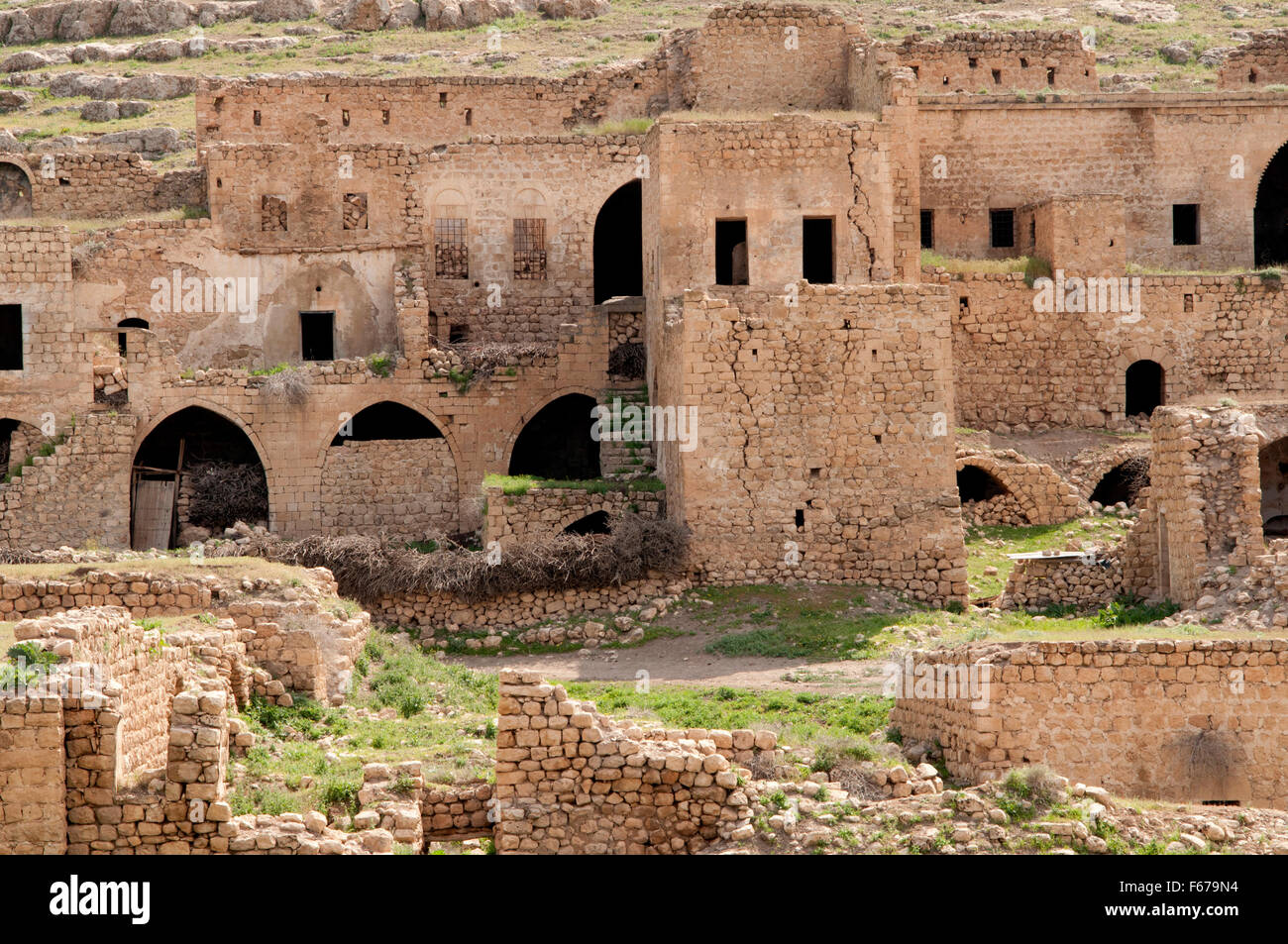 Old houses Killit village Mardin Turkey Stock Photo - Alamy