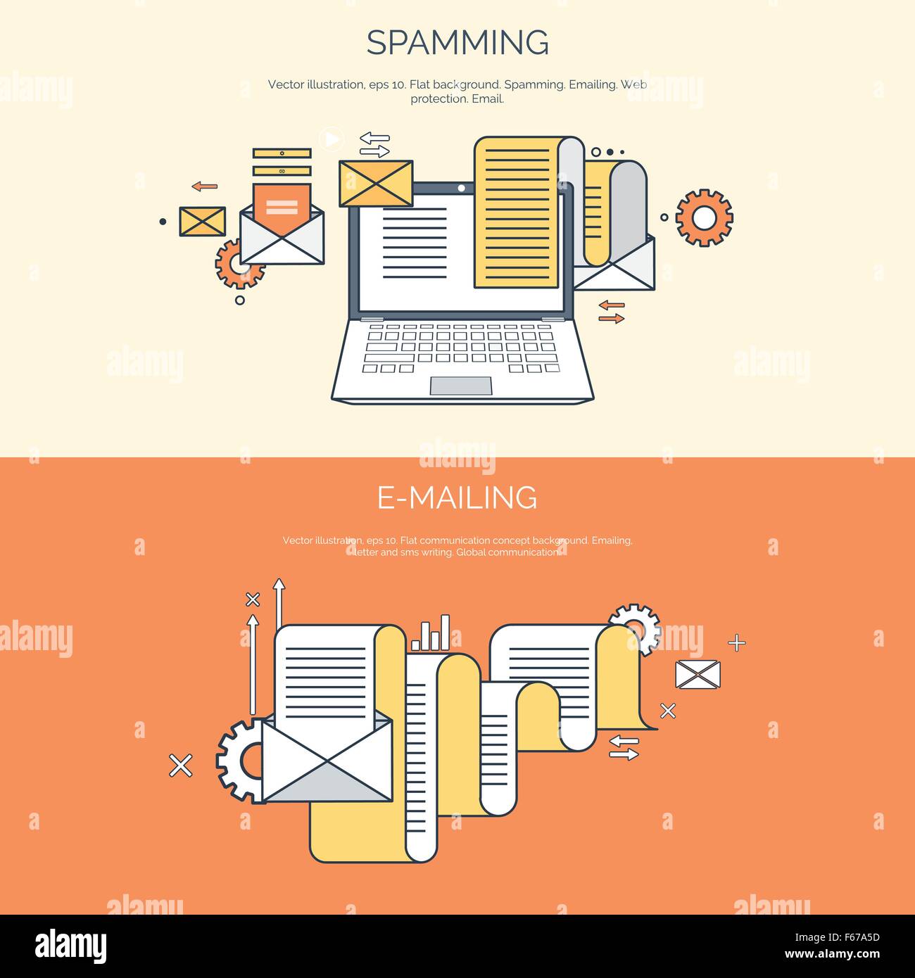 Vector illustration. Flat computing background. Programming,coding. Web ...