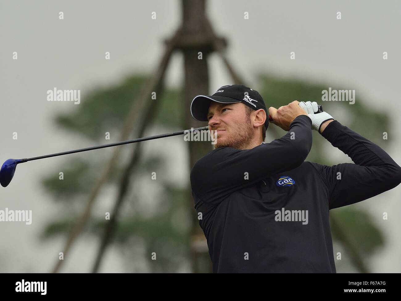 Shanghai, China. 13th Nov, 2015. The professional golfer CHRIS WOOD of ...