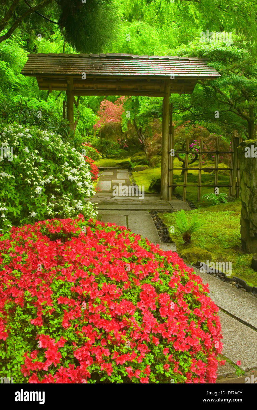 Teahouse Outer Gate, Portland Japanese Garden, Washington Park ...