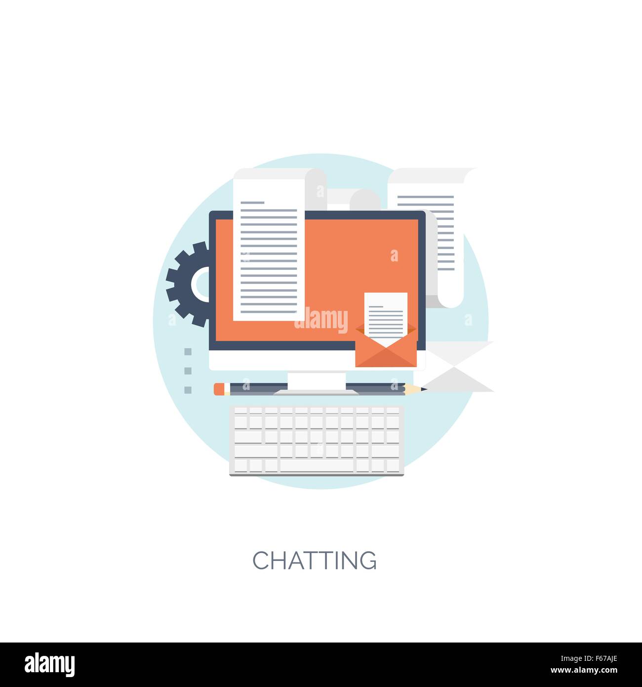 Vector illustration. Flat computing background. Programming,coding. Web ...