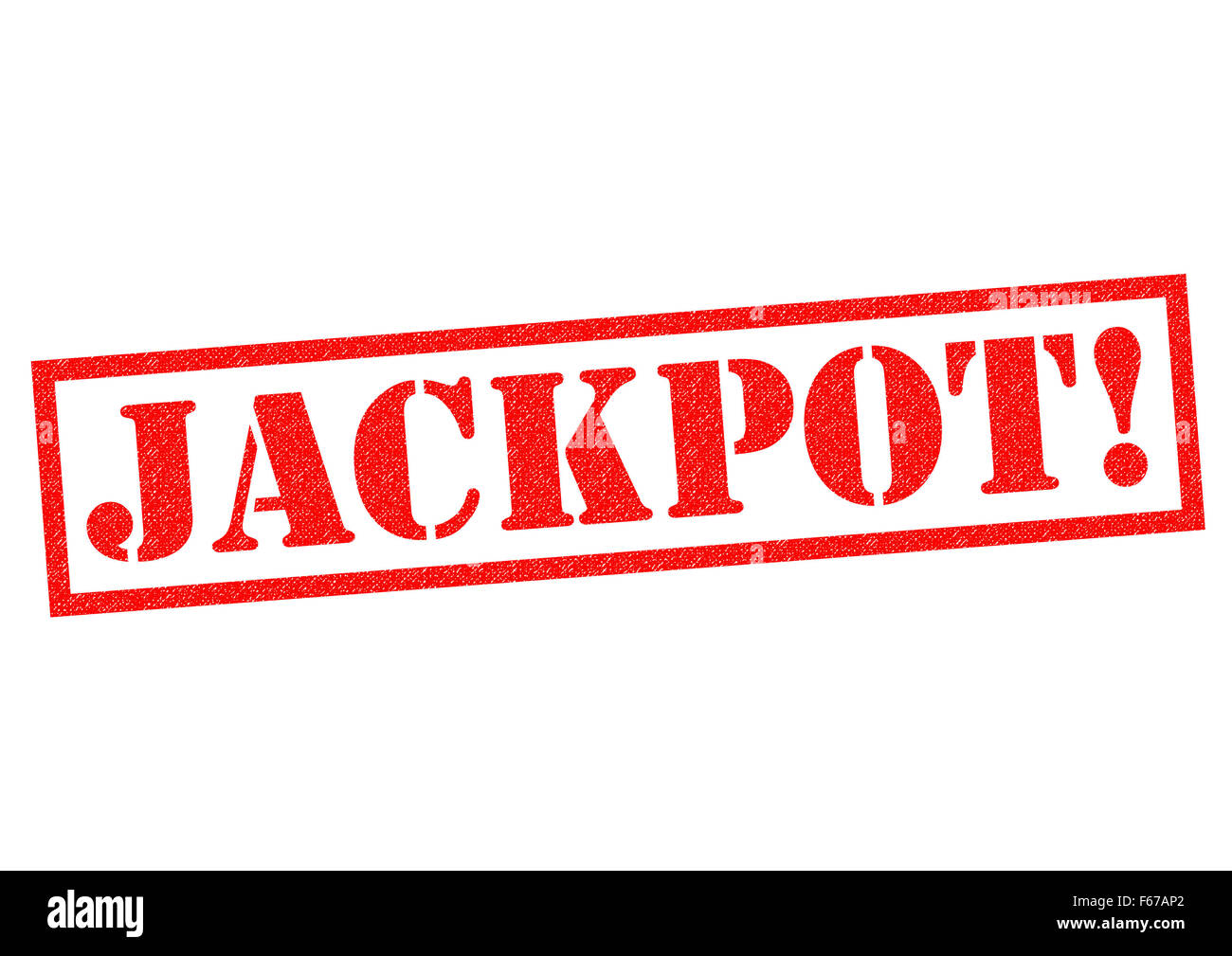 JACKPOT red Rubber Stamp over a white background Stock Photo - Alamy