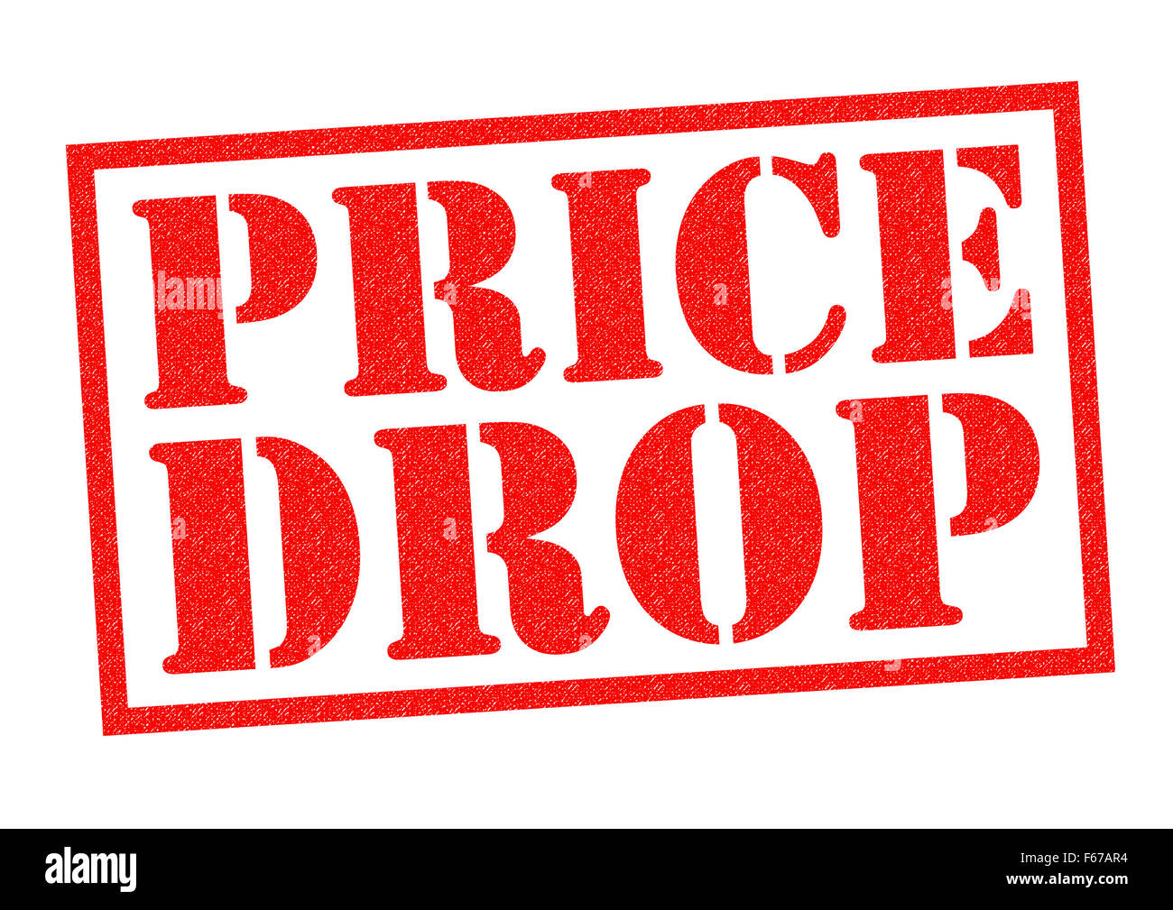 PRICE DROP red Rubber Stamp over a white background Stock Photo - Alamy