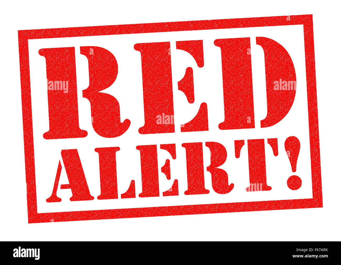 Alert red alert Cut Out Stock Images & Pictures - Alamy
