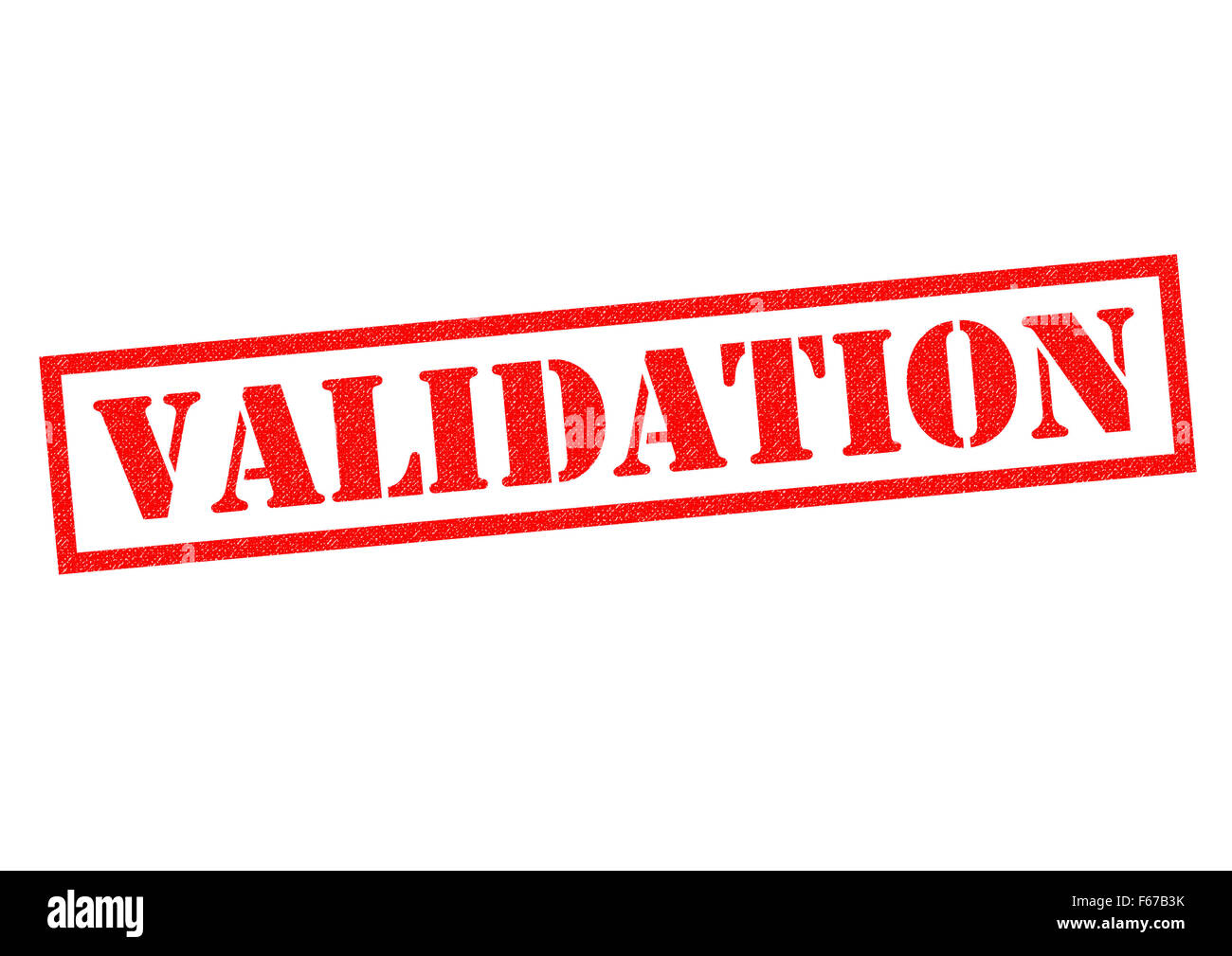VALIDATION red Rubber Stamp over a white background Stock Photo - Alamy