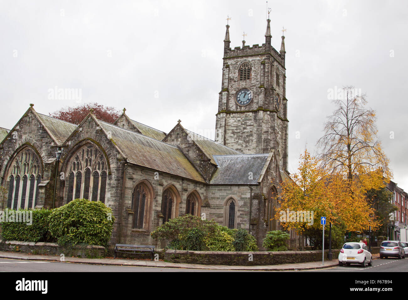 Saint eustachius church tavistock devon hi-res stock photography and ...