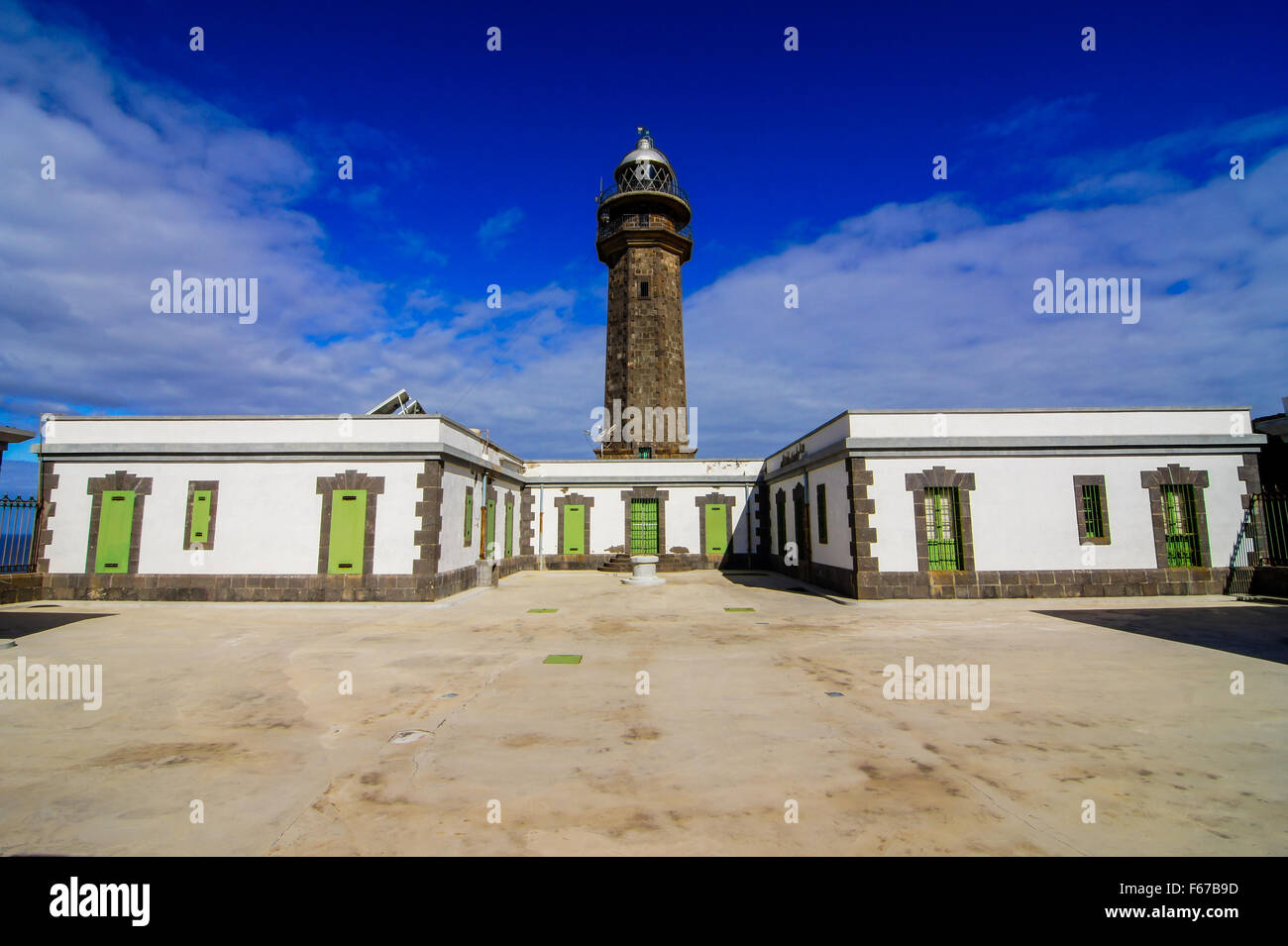 Lighthouse Faro de Orchilla Stock Photo - Alamy