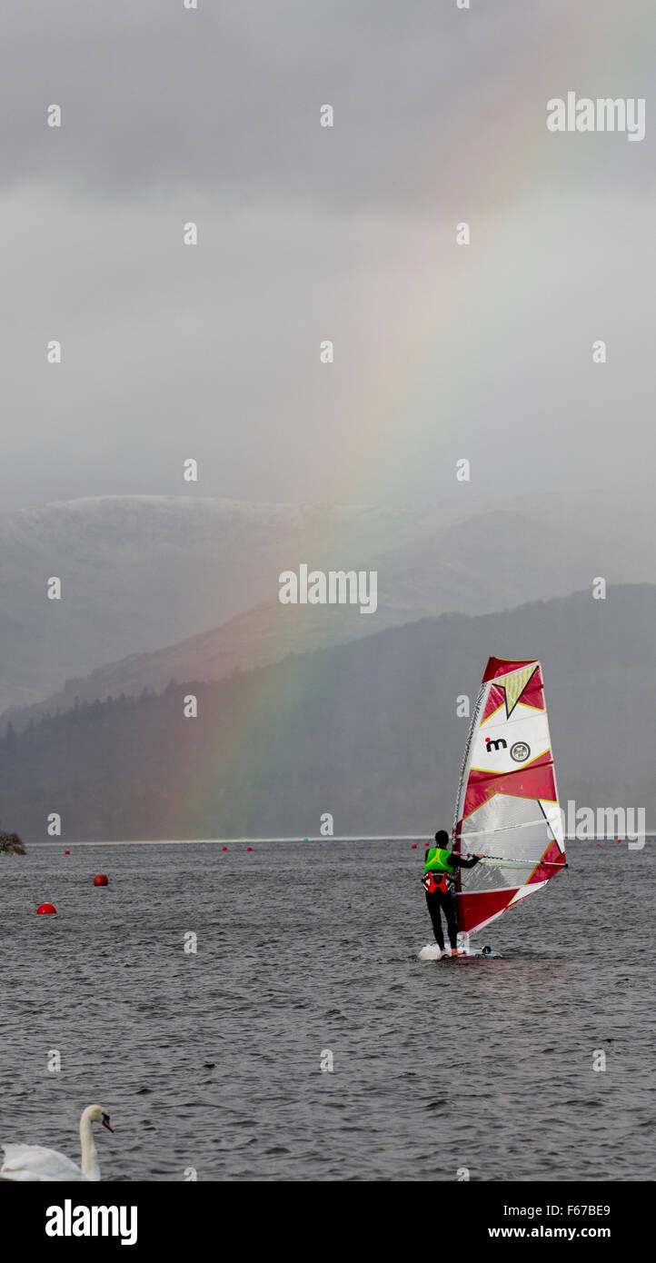 Rainbow windermere lake district hi-res stock photography and images ...