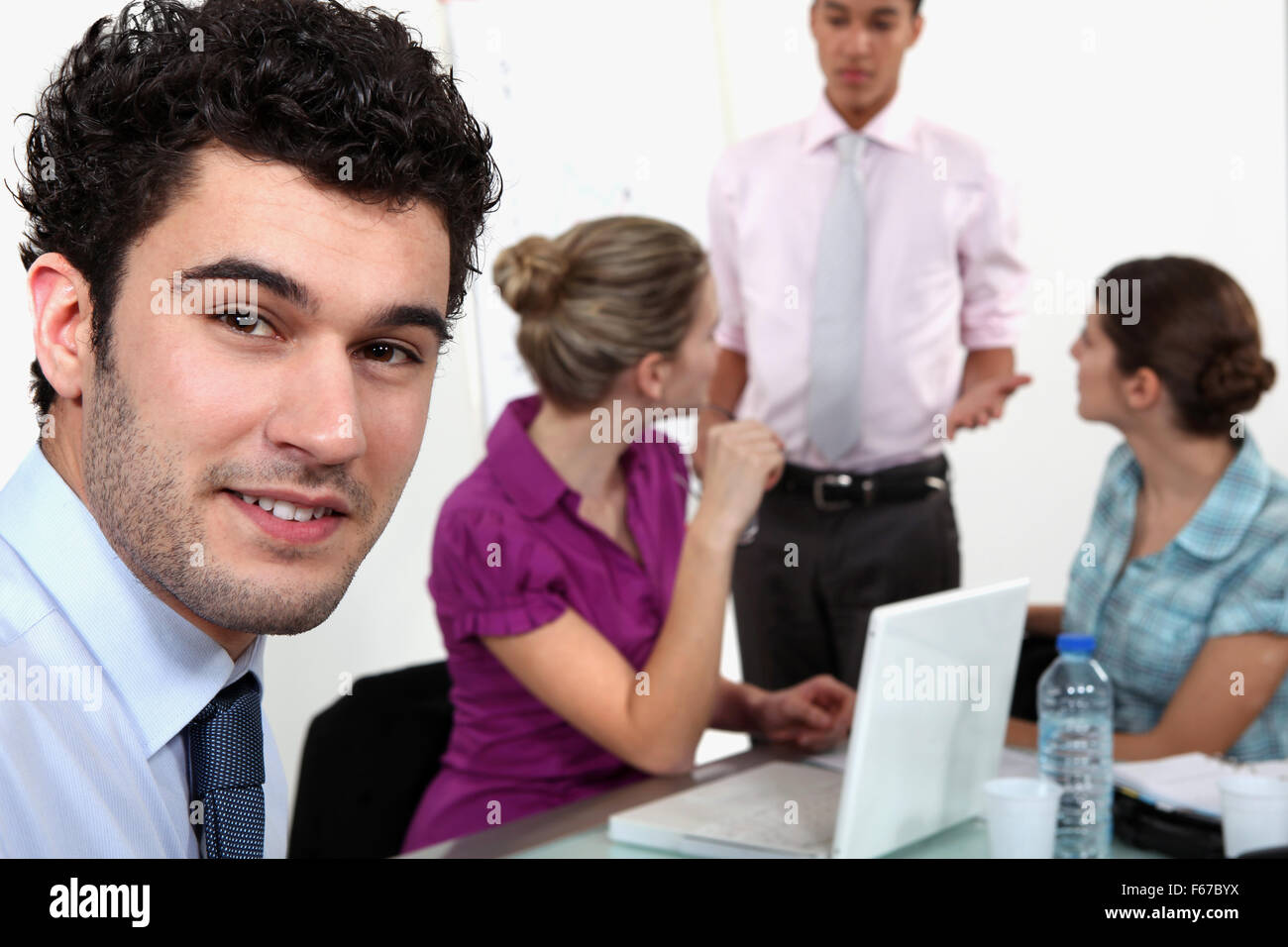 Dynamic business team Stock Photo - Alamy