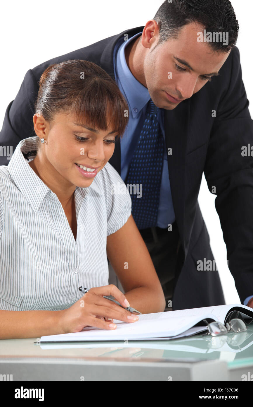 Office workers report director firm hi-res stock photography and images ...