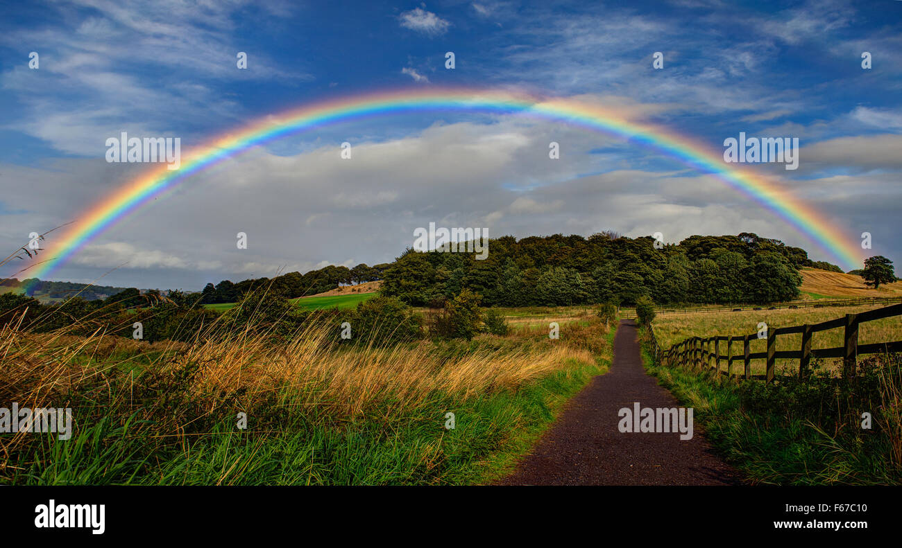 A path to the rainbow Stock Photo - Alamy