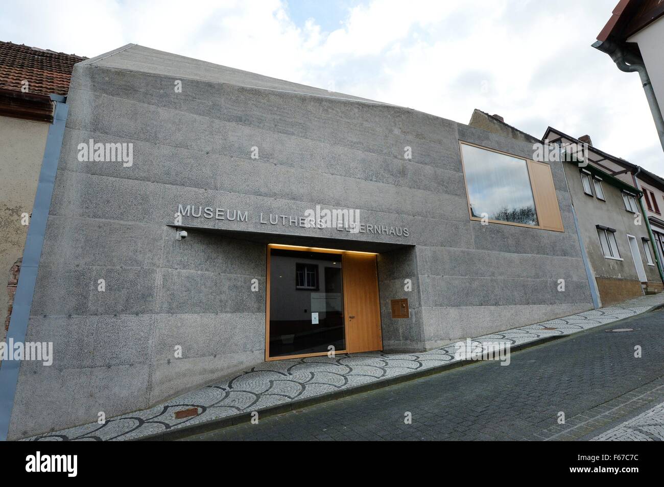 Museum of Martin Luthers parentshouse, Germany, city of Mansfeld, 12 ...
