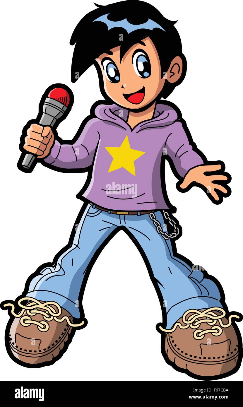 Rock Singer Clip Art