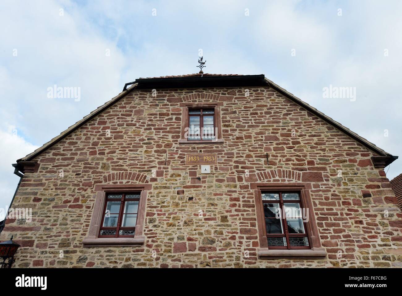 Martin Luthers parentshouse, Germany, city of Mansfeld, 12. November ...