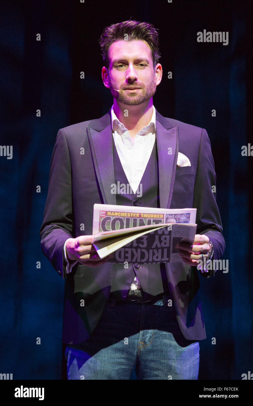 London, UK. 13 November 2015. Pictured: Jamie Raven (The Magician ...