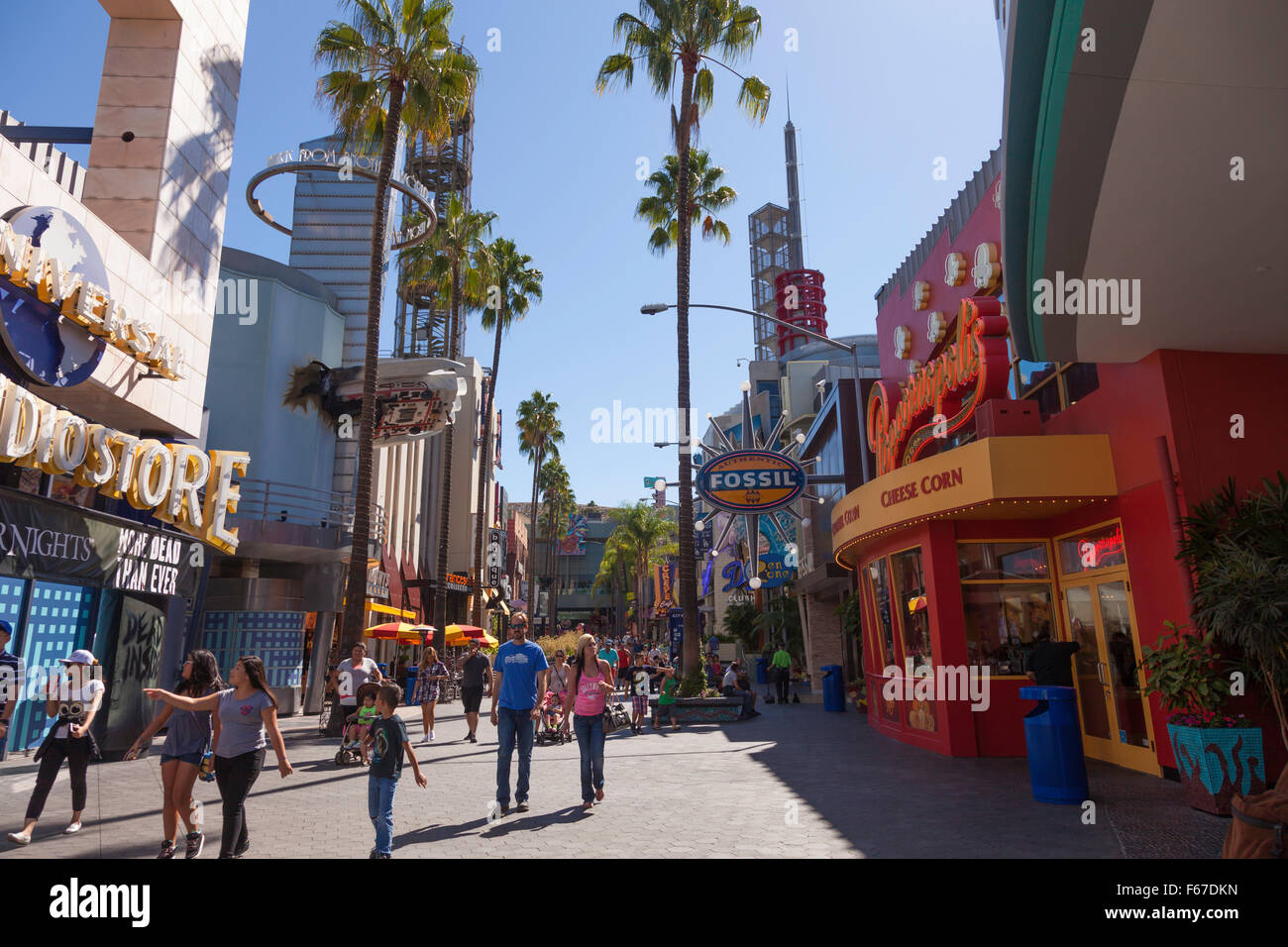 Universal Studio in Hollywood.Hollywood, Los Angeles; California; USA ...