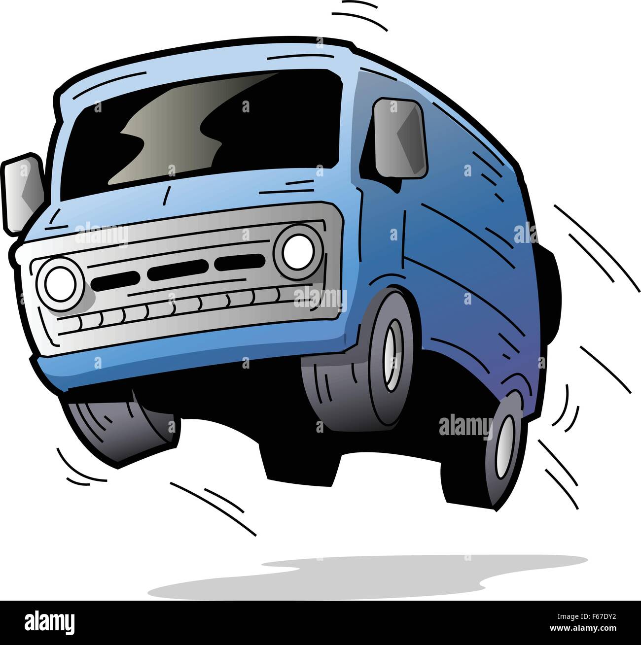Cartoon hippie van hi-res stock photography and images - Alamy