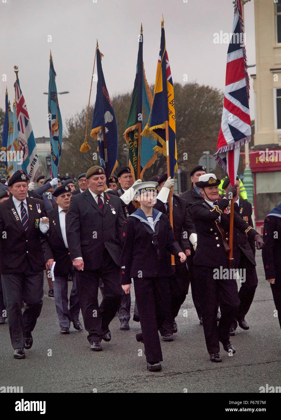 Remembrance Sunday in Brighton, 2015 Stock Photo - Alamy