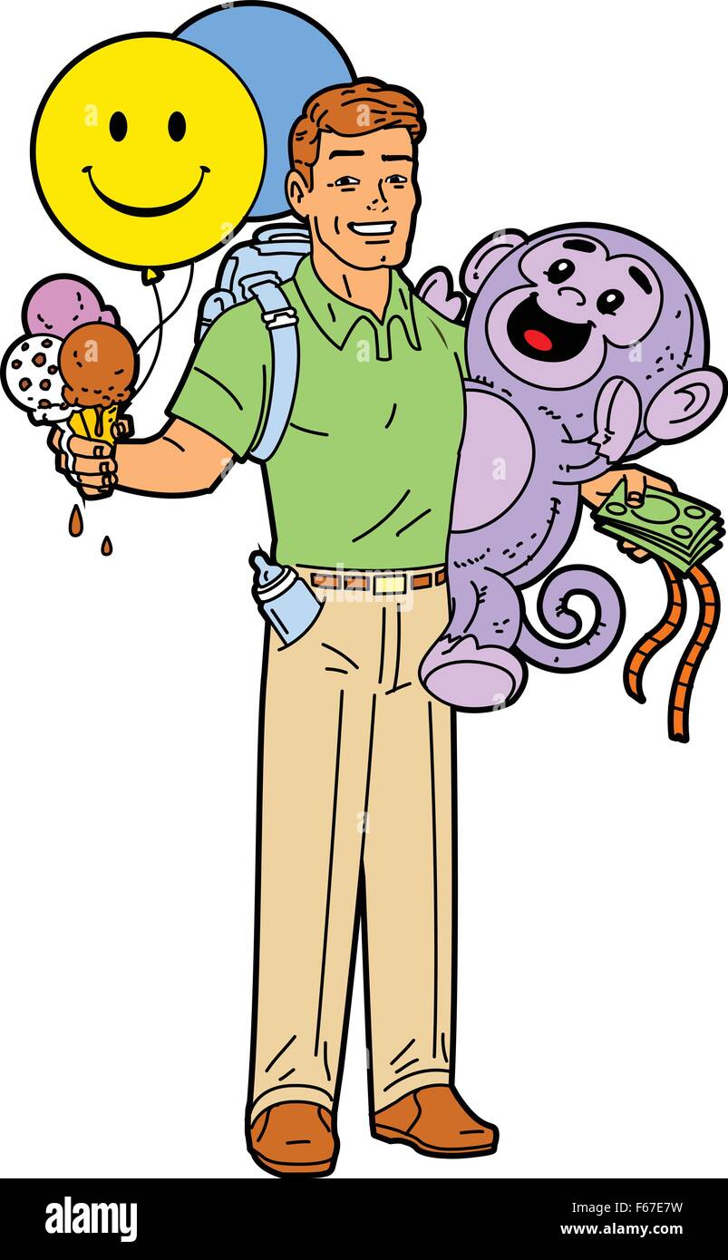 Exhausted frustrated Stock Vector Images - Alamy