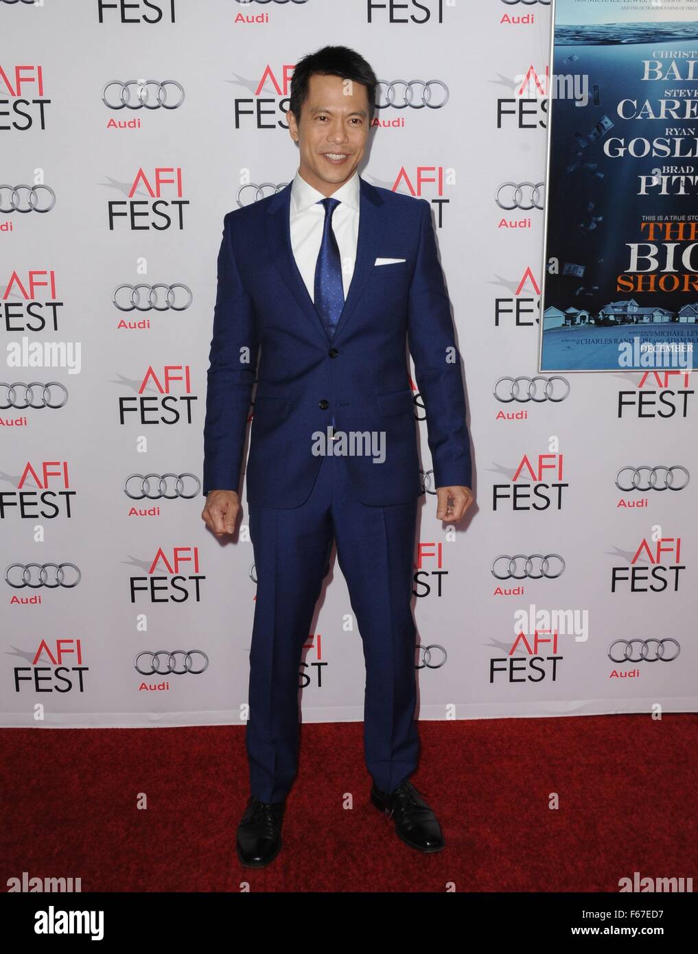 Los Angeles, CA, USA. 12th Nov, 2015. Byron Mann at arrivals for THE ...