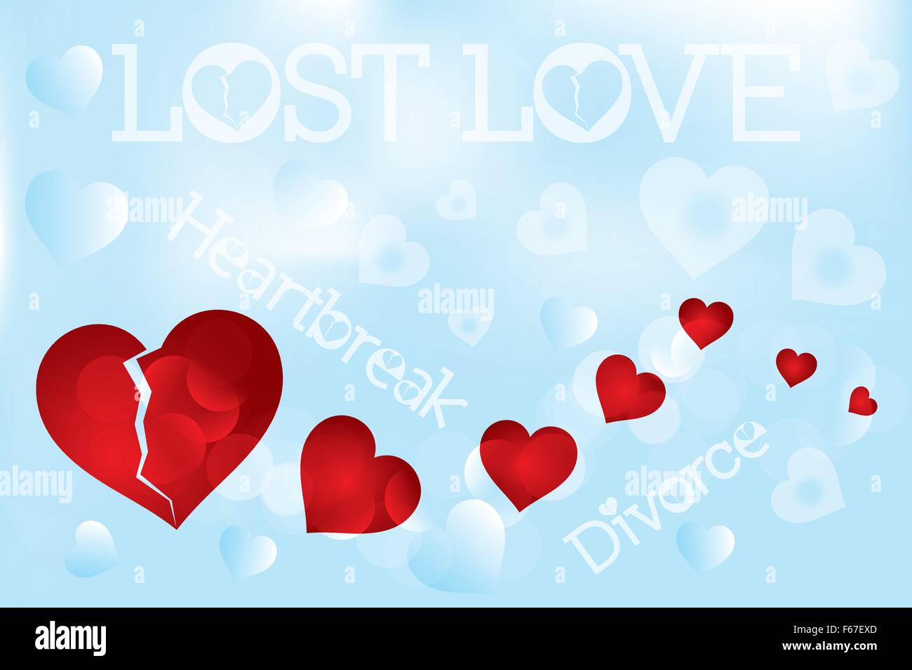 Lost relationship Stock Vector Images - Alamy