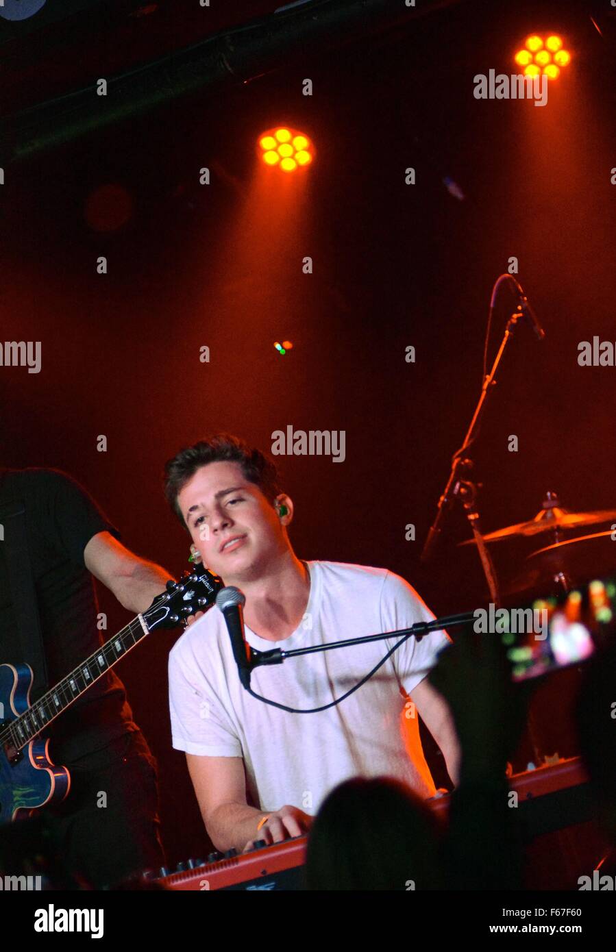 New York, NY, USA. 12th Nov, 2015. Charlie Puth in attendance for ...