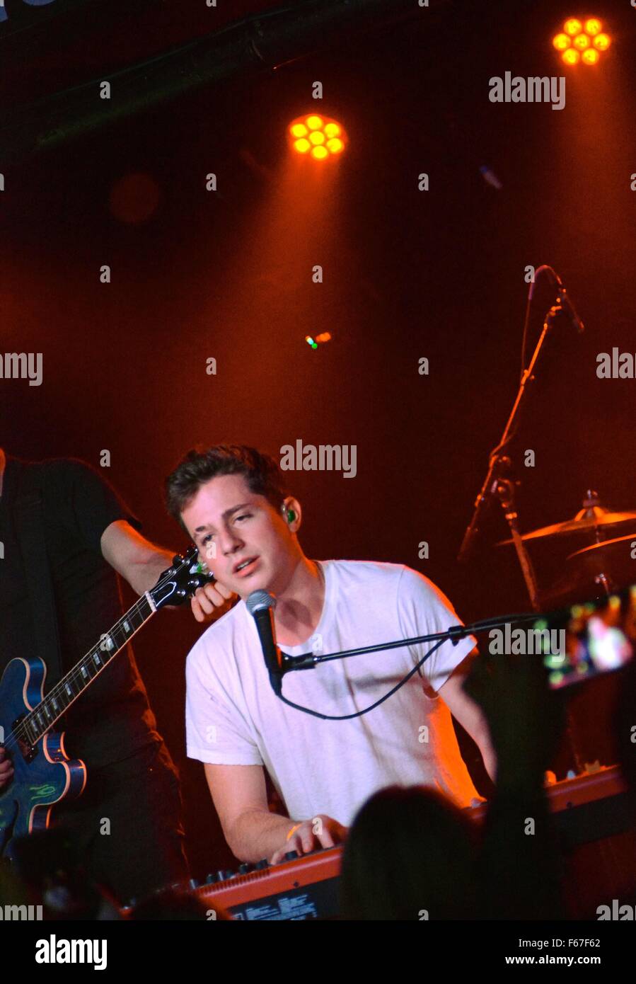 New York, NY, USA. 12th Nov, 2015. Charlie Puth in attendance for ...