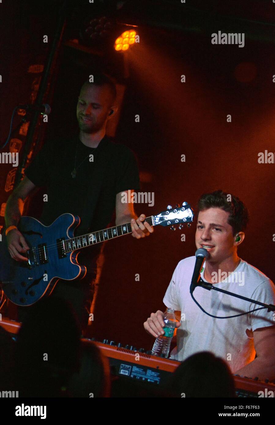 New York, NY, USA. 12th Nov, 2015. Charlie Puth in attendance for ...