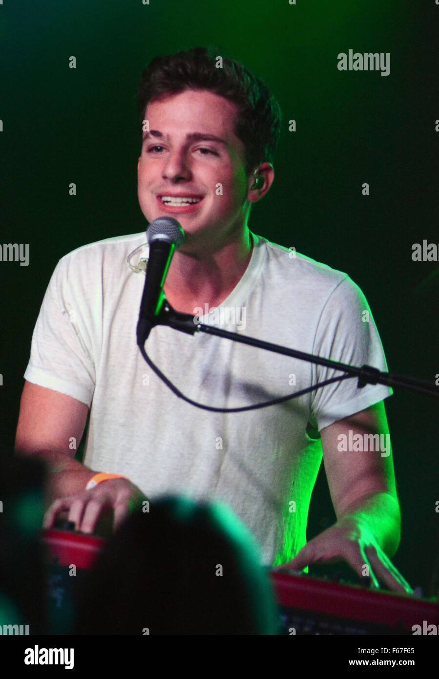 New York, NY, USA. 12th Nov, 2015. Charlie Puth in attendance for ...