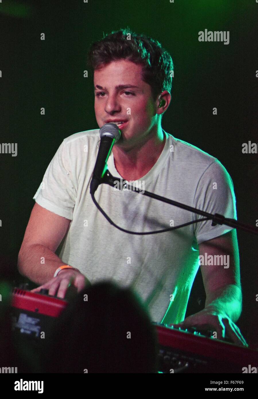 New York, NY, USA. 12th Nov, 2015. Charlie Puth in attendance for ...