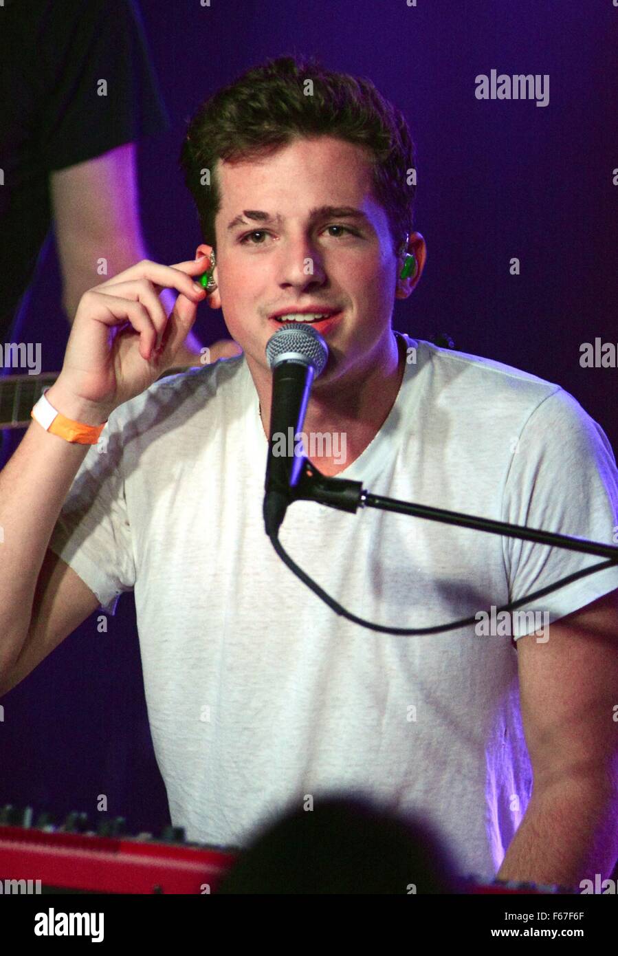 New York, NY, USA. 12th Nov, 2015. Charlie Puth in attendance for ...