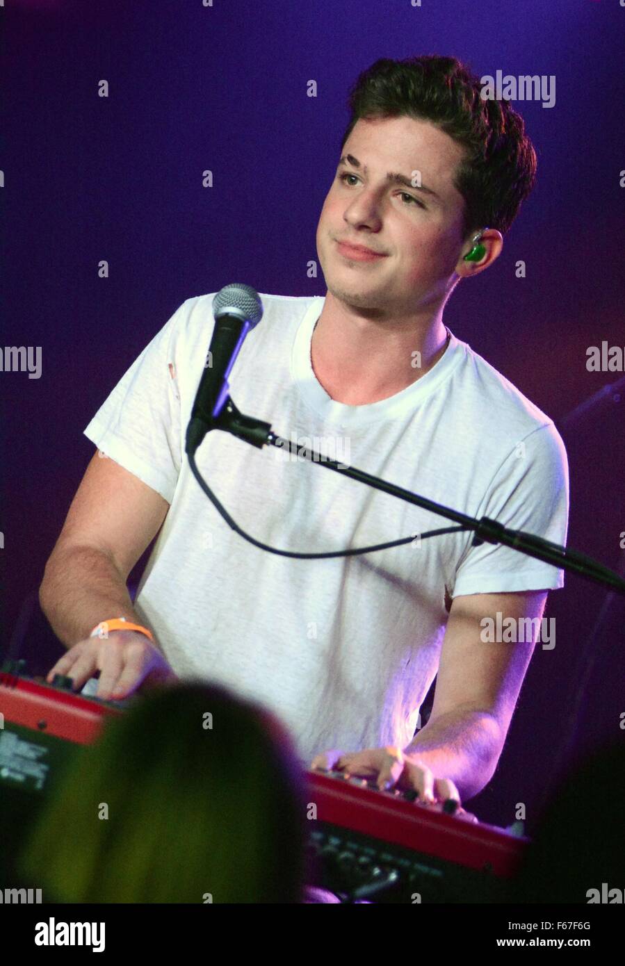 New York, NY, USA. 12th Nov, 2015. Charlie Puth in attendance for ...