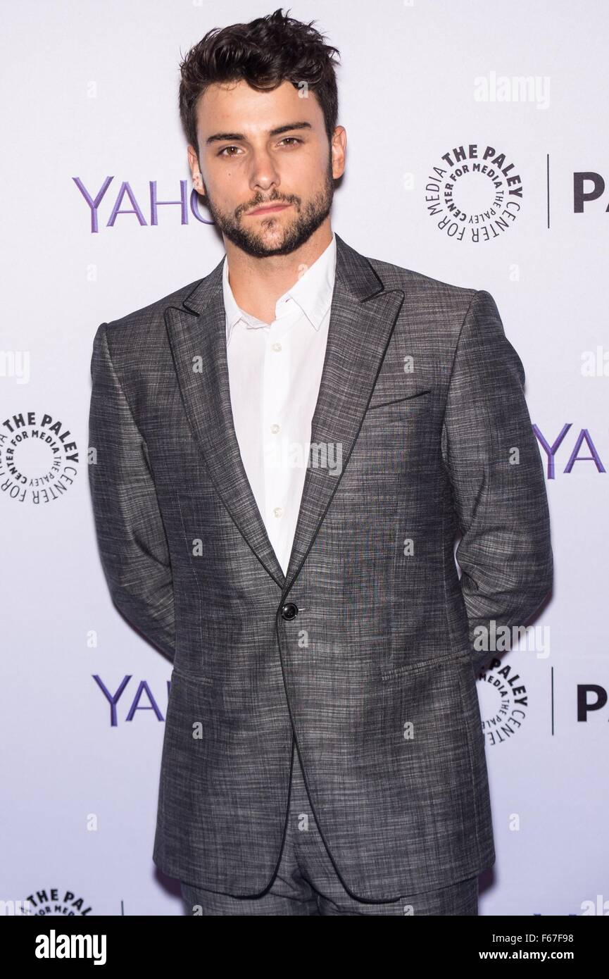 New York, NY, USA. 12th Nov, 2015. Jack Falahee at arrivals for ...