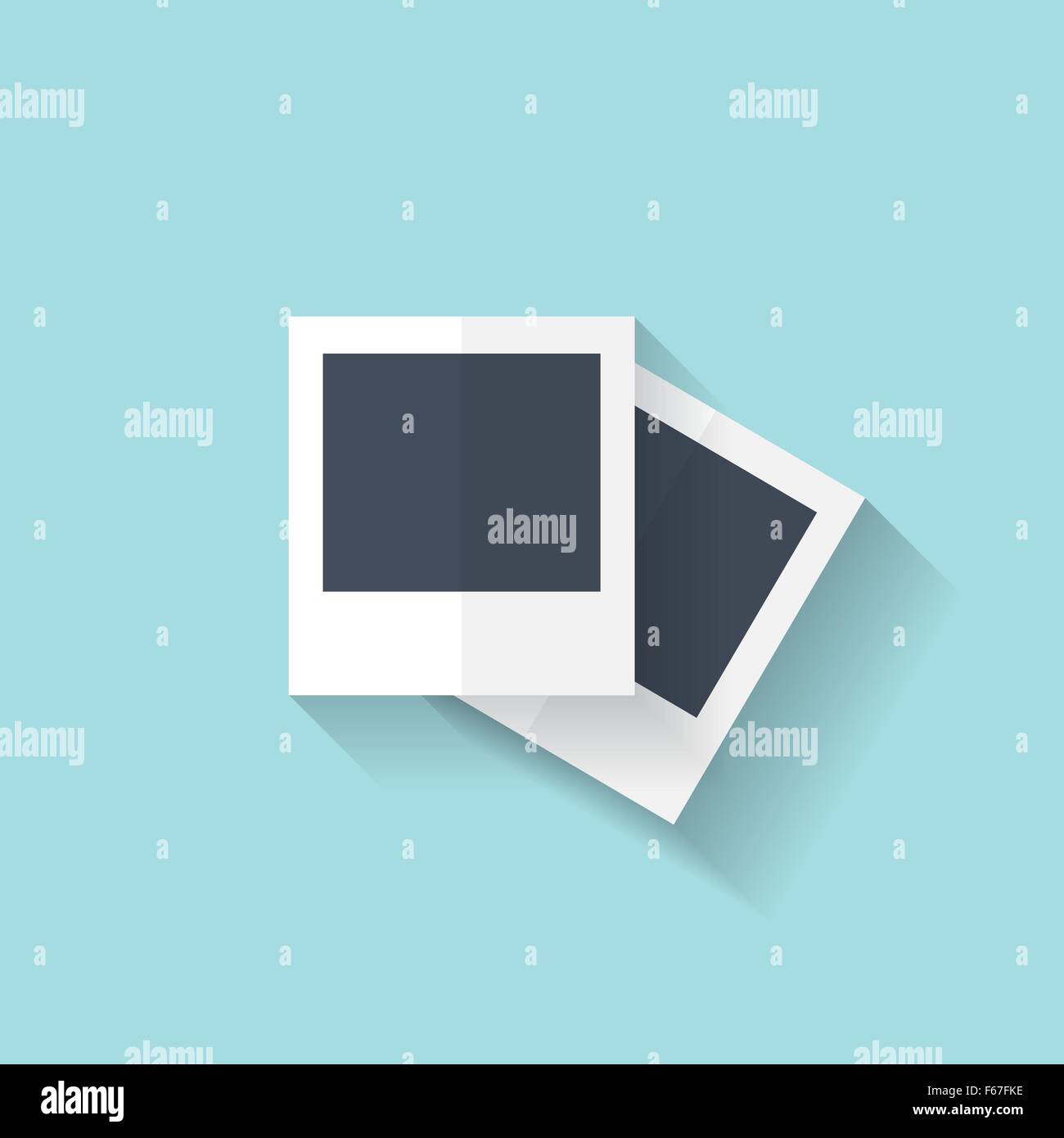 Flat photo frame web icon Stock Vector Image & Art - Alamy
