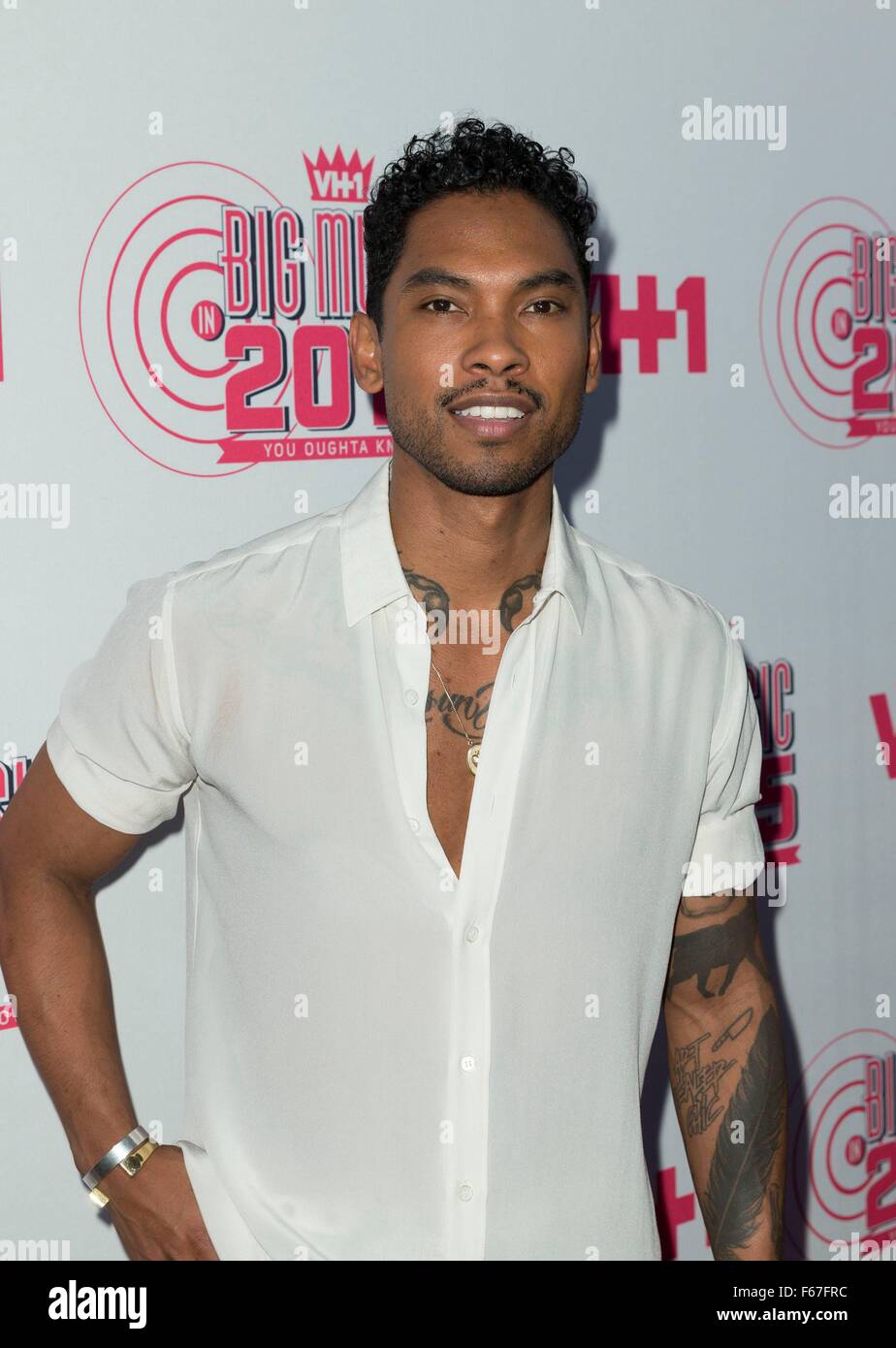 New York, NY, USA. 12th Nov, 2015. Miguel at arrivals for VH1's BIG ...