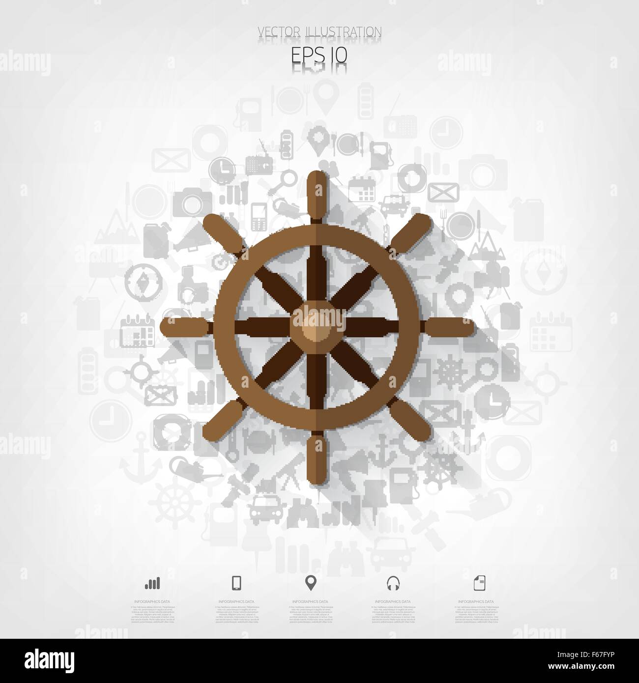 Wheel web icon.Background wit application symbols Stock Vector Image ...