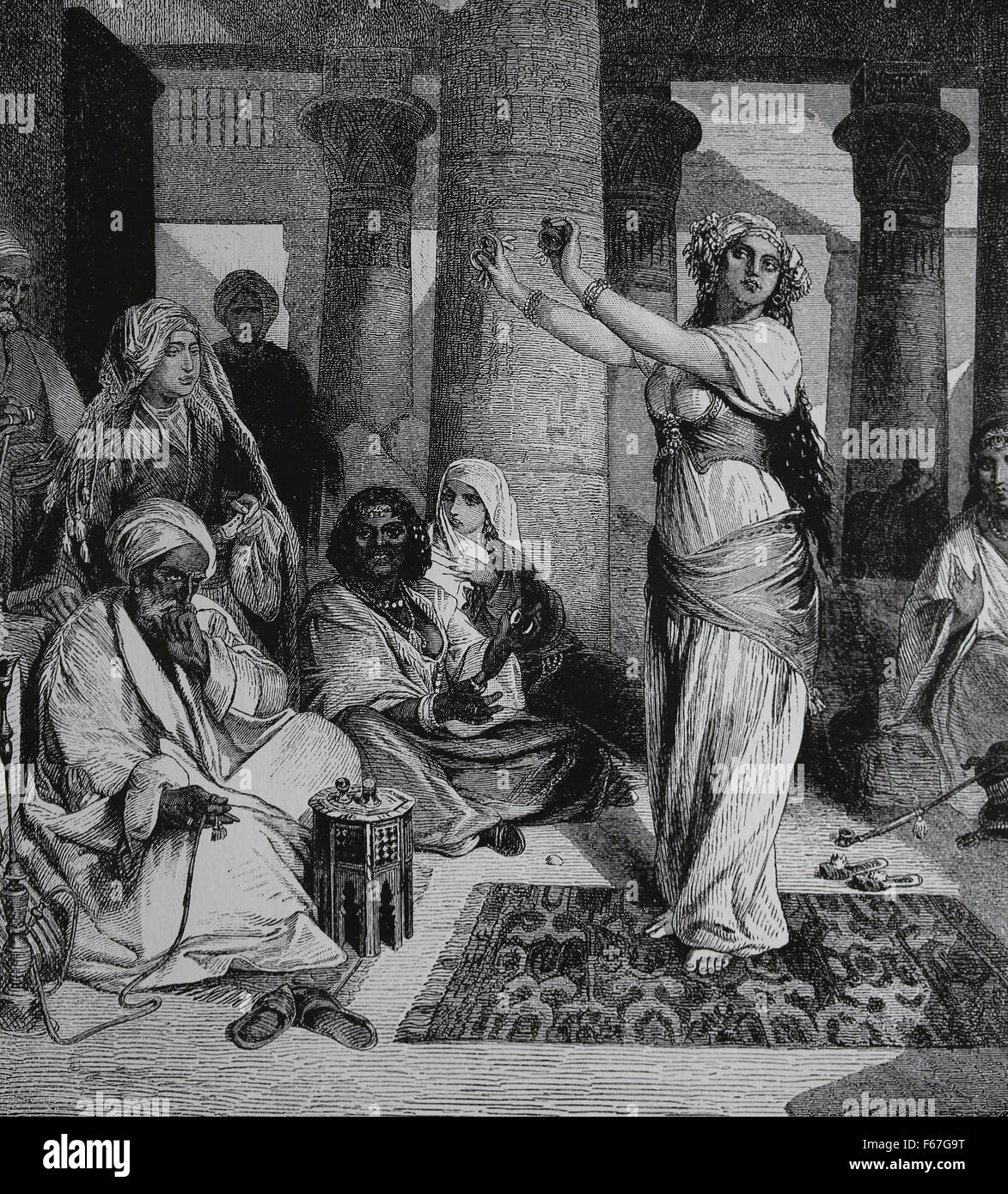 Egyptian Belly Dancer Art