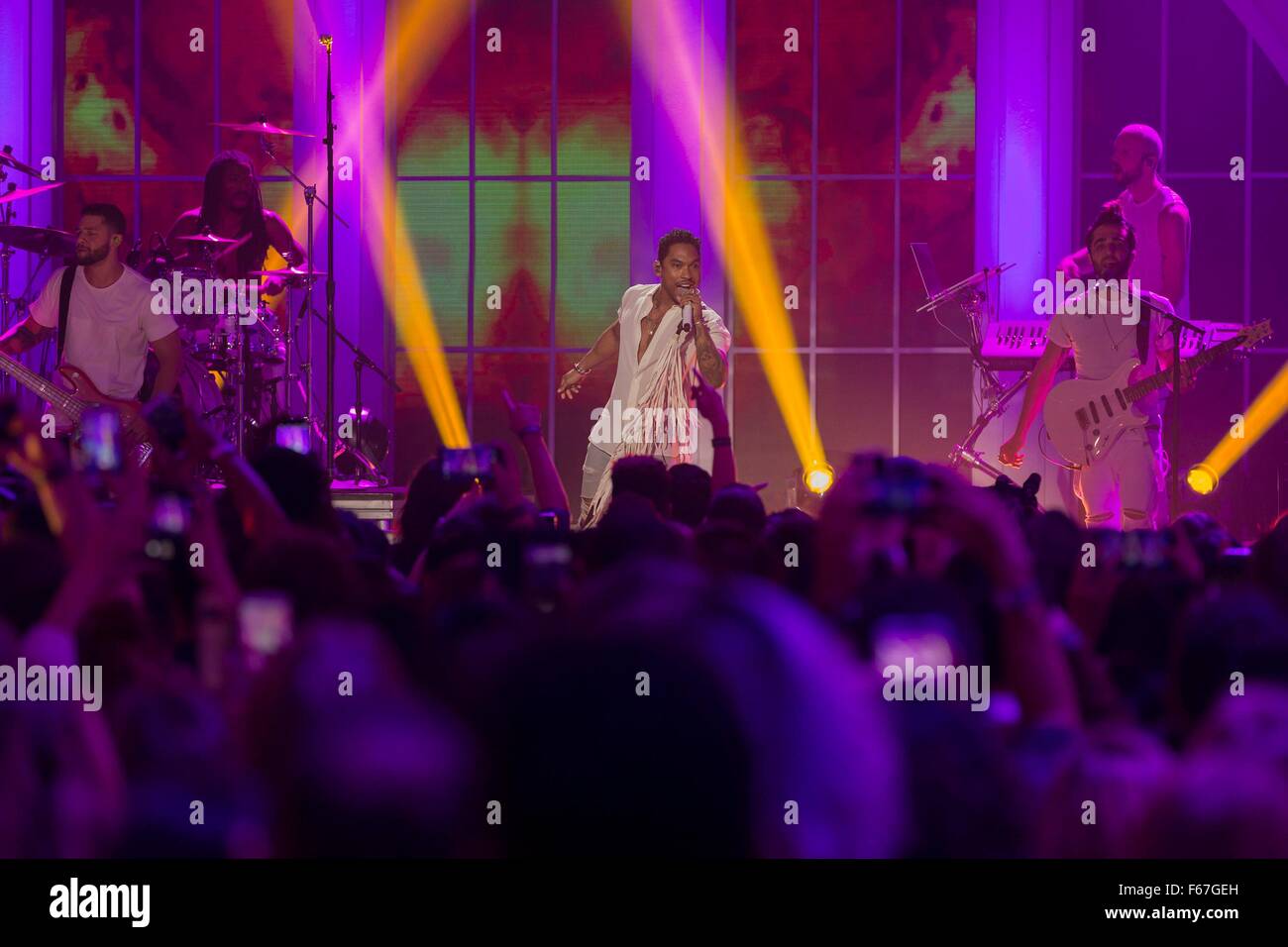 New York, NY, USA. 12th Nov, 2015. Miguel on stage for VH1's BIG MUSIC ...